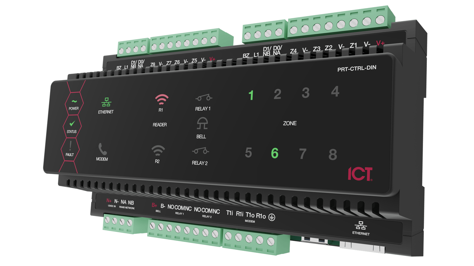 ICT Protege WX DIN Rail Controller